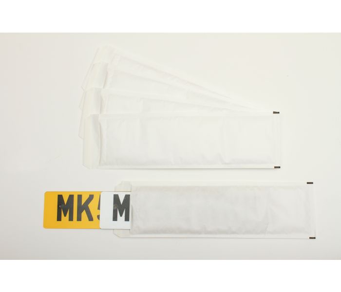Number Plate / License Plate Bags & Envelopes | Redmont Packaging UK